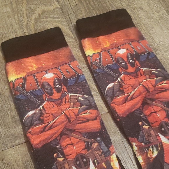 Marvel | Accessories | Deadpool Socks | Poshmark